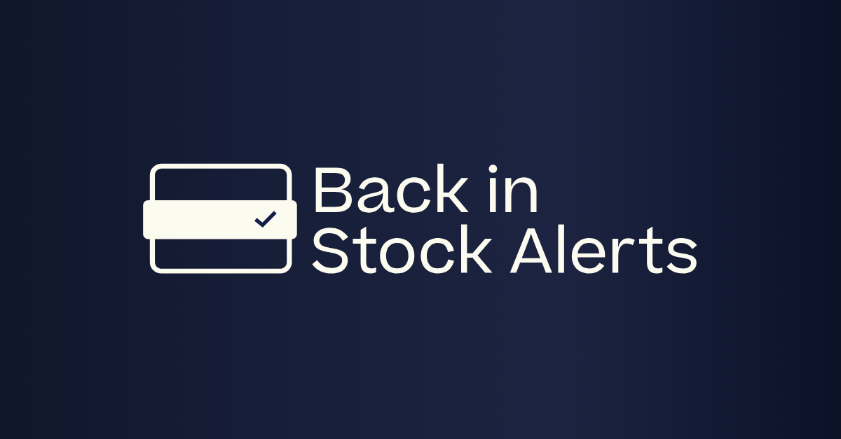 Back in Stock Alerts | BigCommerce apps | Hypa